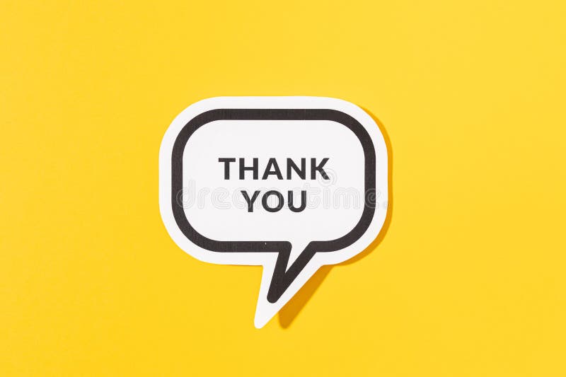 147 Speech Bubble Thank You Text Stock Photos - Free & Royalty-Free ...