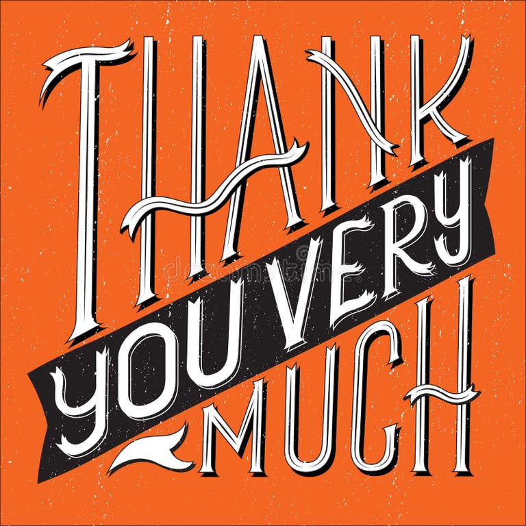 Thank You Much Stock Illustrations 1 652 Thank You Much Stock