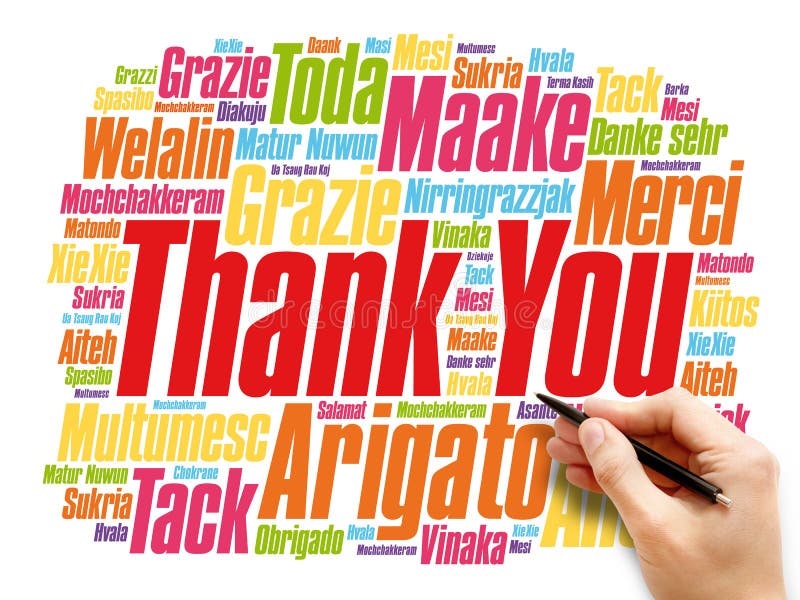 Thank You World Language Stock Illustrations – 518 Thank You World ...