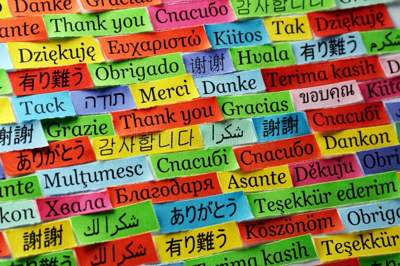 Thank You In Many Languages List