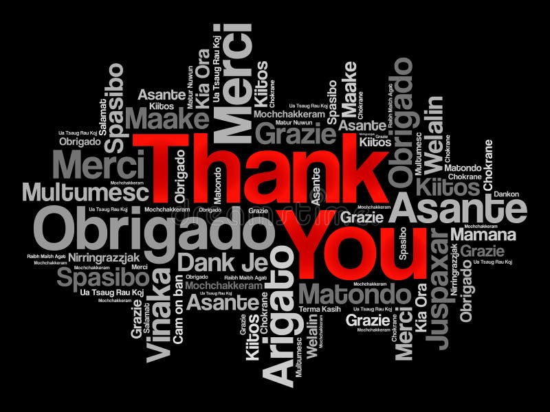 Thank You Word Cloud Vector Stock Illustrations – 542 Thank You Word ...