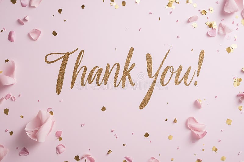 Thank You in Cursive Script Vector Stock Vector - Illustration of ...