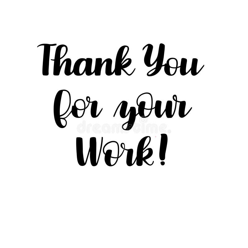 Thank You Your Support Hand Drawn Stock Illustrations 20 Thank You