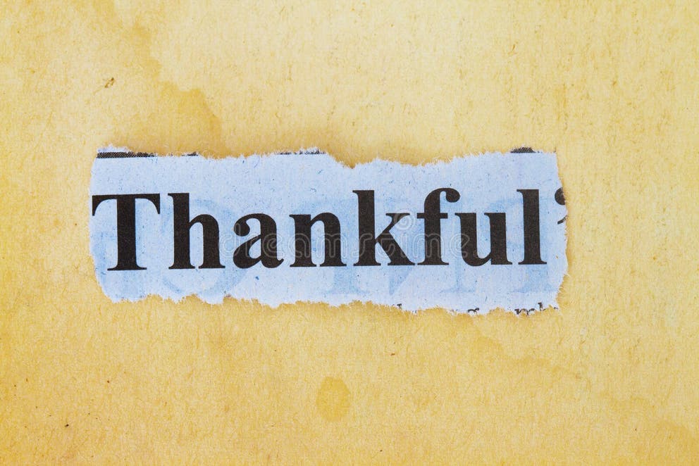Thankful stock image. Image of printout, definition, thankful - 29699555
