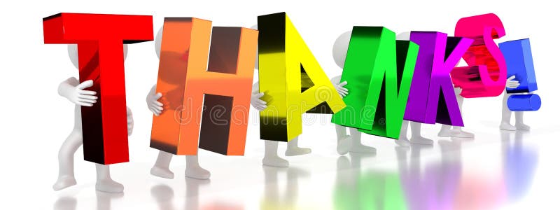 Thanks Colorful Lettering with Polka Dot Pattern Stock Vector ...