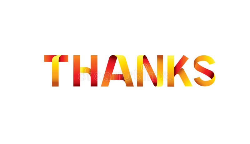 Thanks Colorful Lettering with Polka Dot Pattern Stock Vector ...