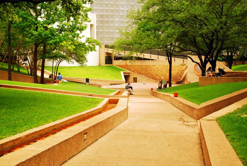 Thanks Giving Square, Dallas Editorial Photo - Image of downtown ...