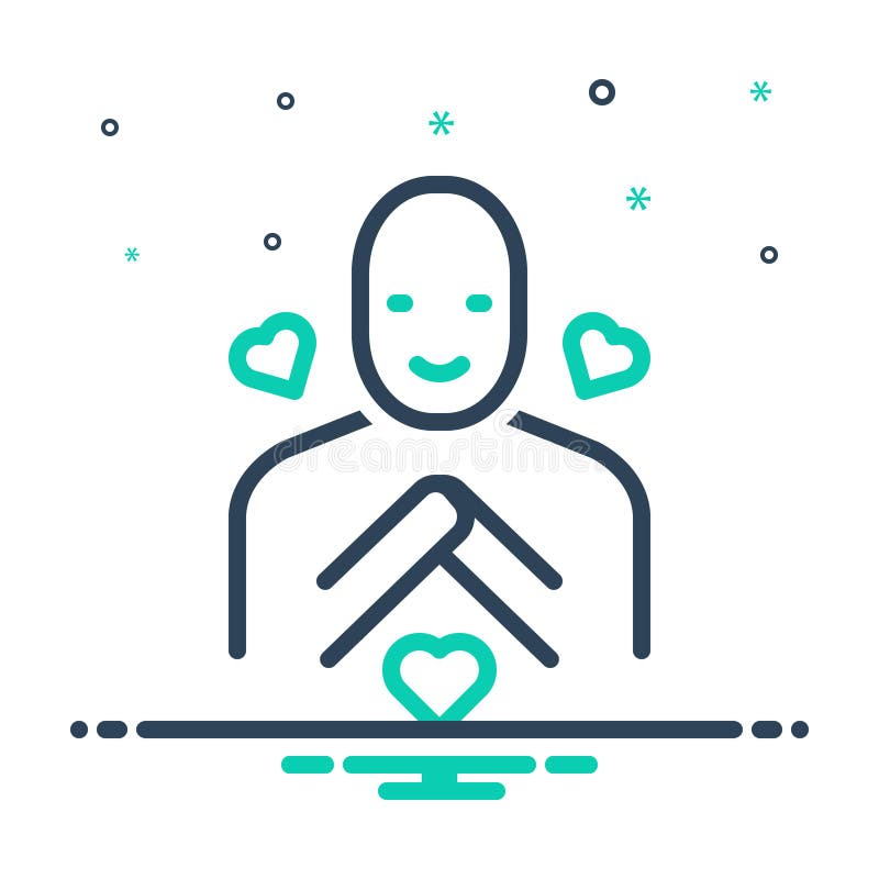 Mix Icon for Thanks, Gratitude and Thankfulness Stock Vector ...