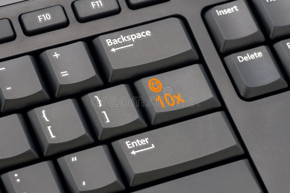 Thanks keyboard key stock photo. Image of giving, help - 16652406