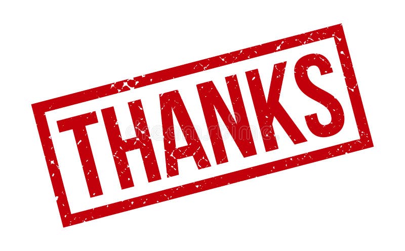 Thanks Rubber Stamp. Red Thanks Rubber Grunge Stamp Seal Vector ...