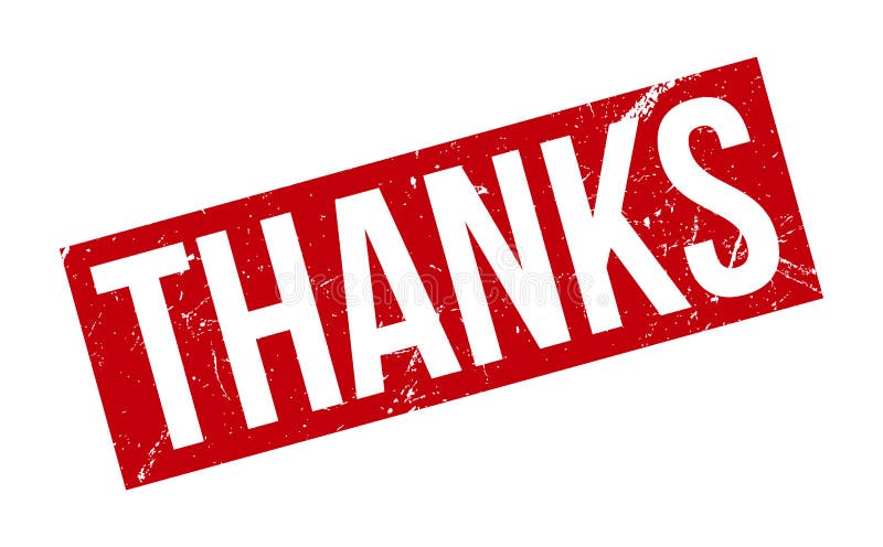Thanks Rubber Stamp. Red Thanks Rubber Grunge Stamp Seal Vector ...