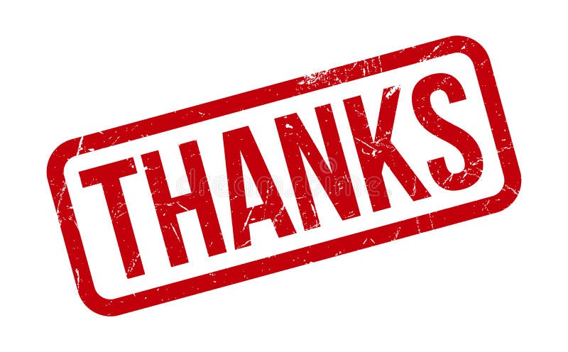 Thanks Rubber Stamp. Red Thanks Rubber Grunge Stamp Seal Vector ...