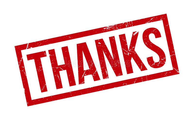 Thanks Rubber Stamp. Red Thanks Rubber Grunge Stamp Seal Vector ...