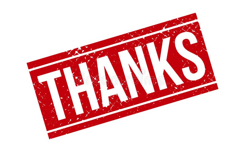 Thanks Rubber Stamp. Red Thanks Rubber Grunge Stamp Seal Vector ...
