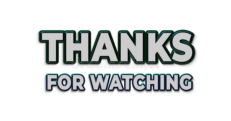 Thanks for Watching. Animation Typography Text in White Color on the ... Thanks for Watching. Animation Typography Text in White Color on the ...