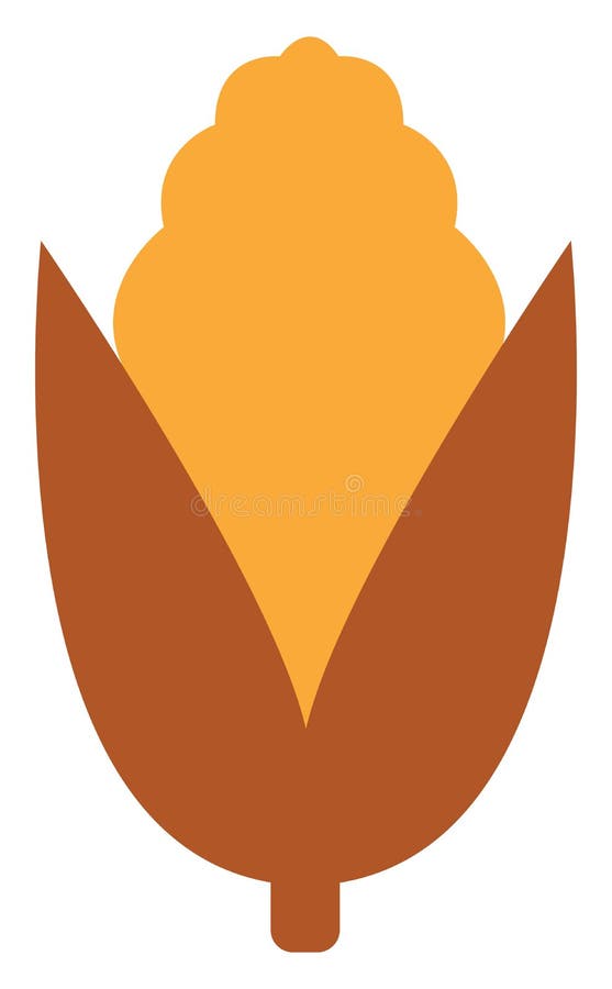 Thanksgiving corn, icon stock vector. Illustration of crop - 258929911