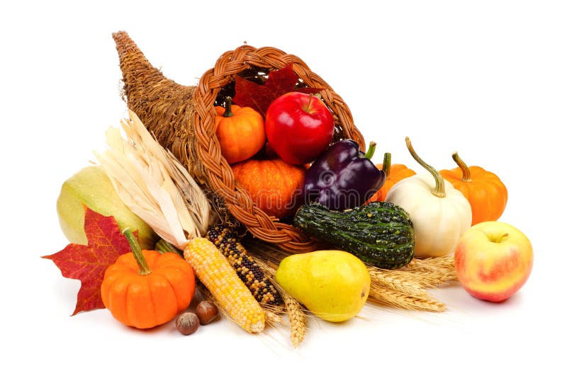 Thanksgiving cornucopia stock photo. Image of holiday - 44673284