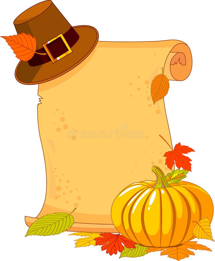 Thanksgiving Day Pilgrim Couple Stock Vector - Illustration of symbol ...