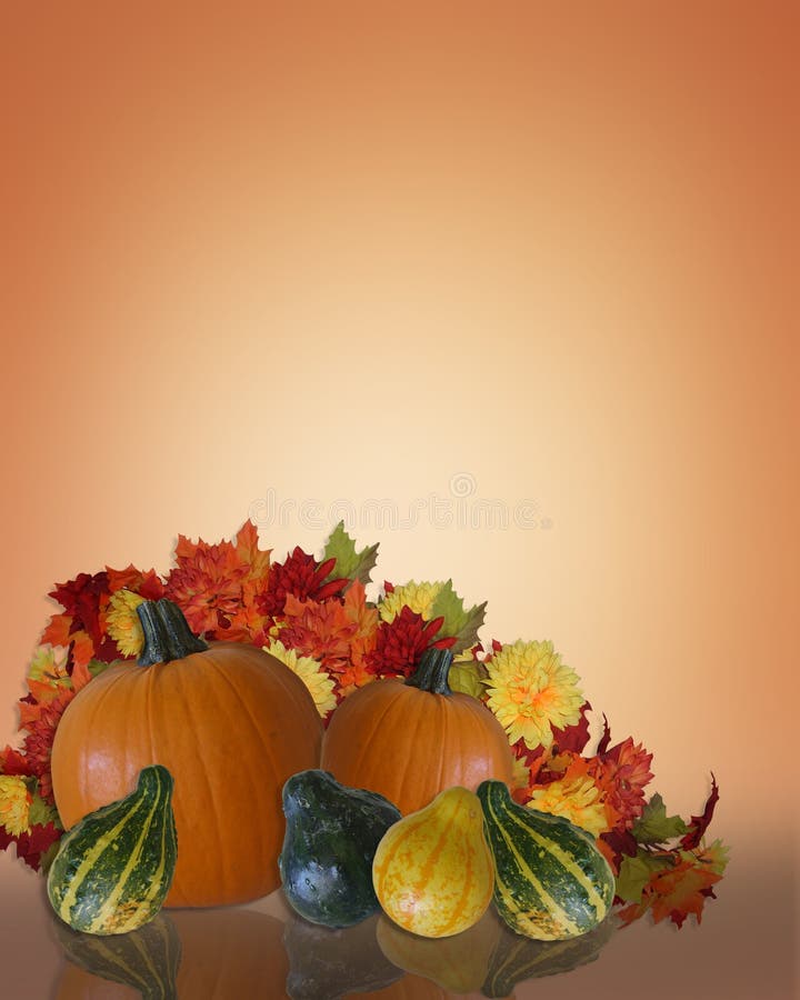 Thanksgiving Fall Autumn Background Stock Illustration - Illustration ...
