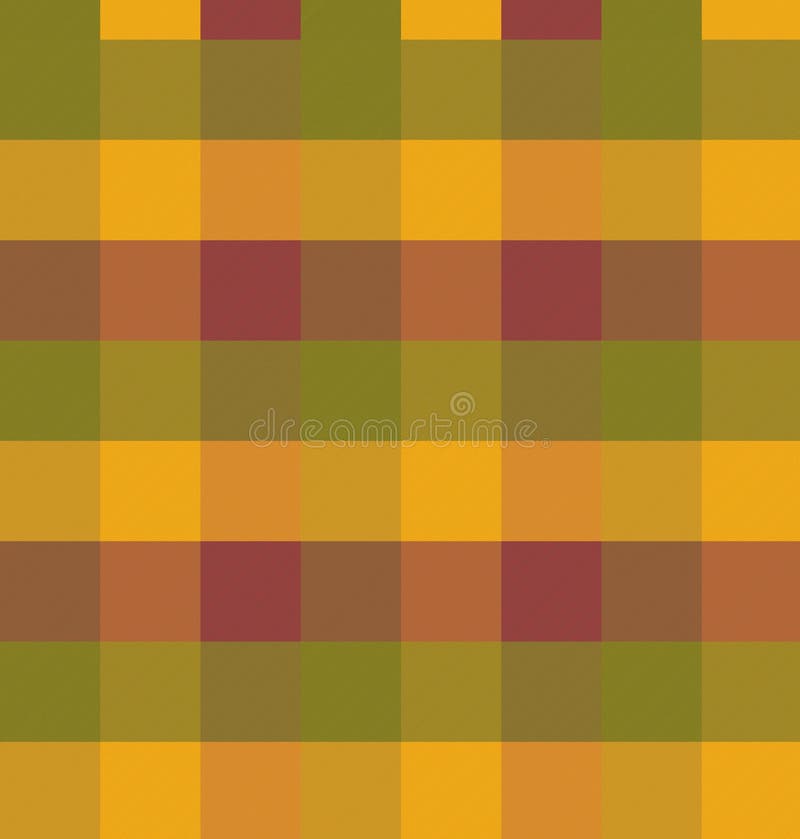 Thanksgiving/ Fall Plaid Pattern Stock Illustration - Illustration of ...