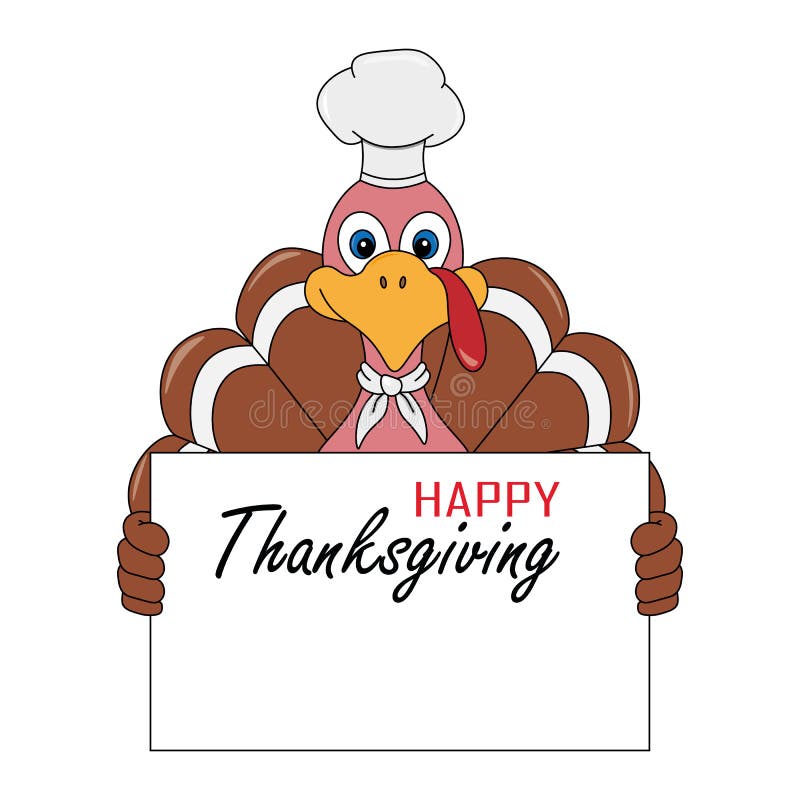 Thanksgiving Greeting Card. Turkey with Frame for Text Stock Vector ...