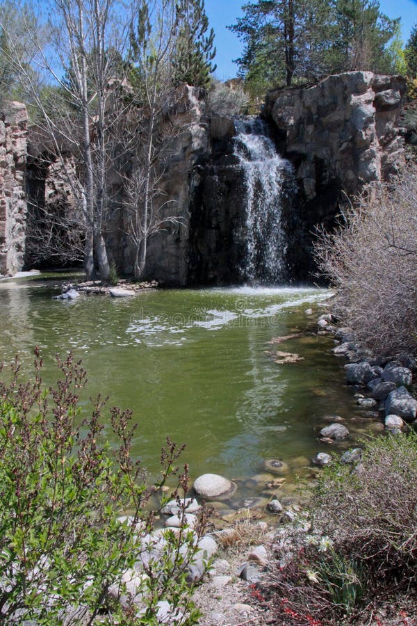 Thanksgiving Point Gardens, Utah, Waterfall Stock Photo - Image of calm ...