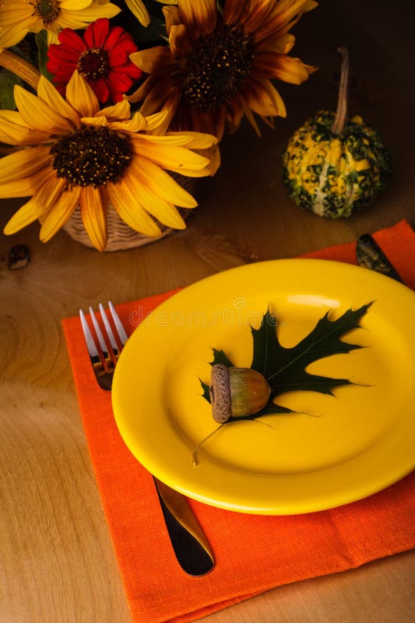 Thanksgiving serving table stock photo. Image of natural - 33831950