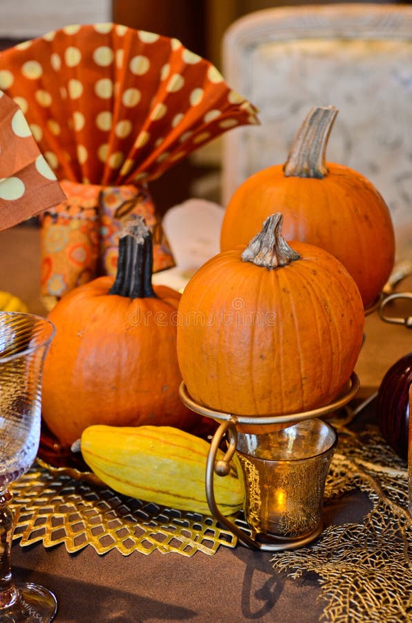 Thanksgiving Table stock photo. Image of festive, gourd - 47396328