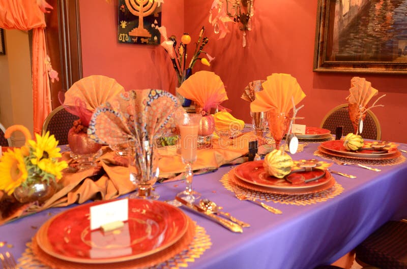 Thanksgiving Table stock photo. Image of festive, gourd - 47396328