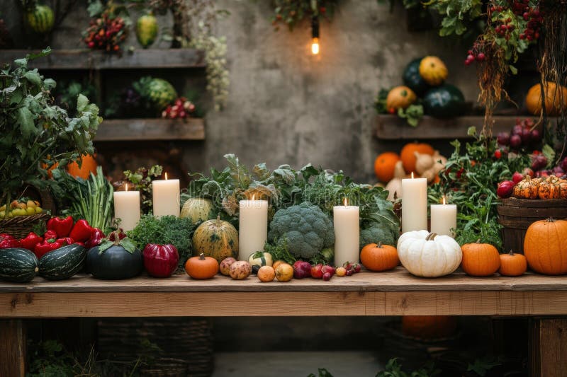 Thanksgiving Table Setting, a Welcoming Thanksgiving Scene Featuring a ...