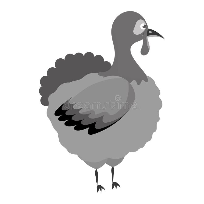Thanksgiving Turkey Character Icon Stock Vector - Illustration of ...