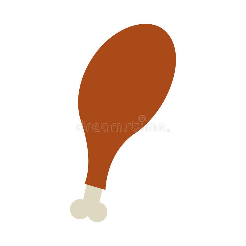 Thanksgiving Turkey Food Icon Stock Vector - Illustration of baked ...