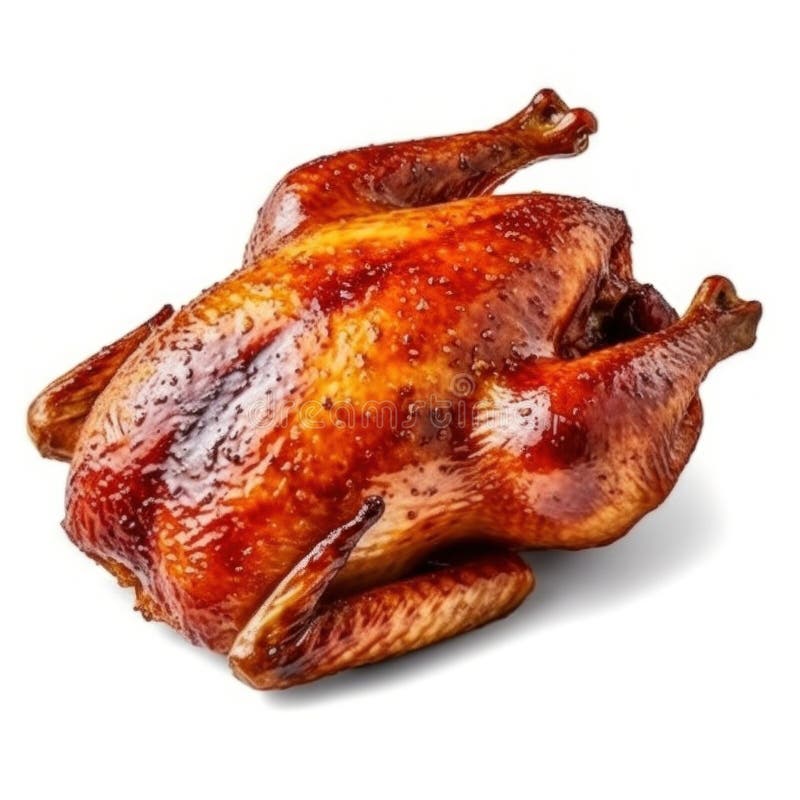 Thanksgiving Turkey Isolated. Illustration AI Generative Stock ...