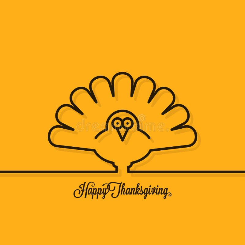 Thanksgiving Autumn Logo Design Background Stock Vector - Illustration ...