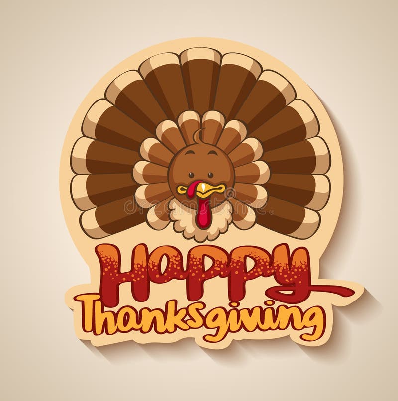 Thanksgiving Turkey Logo Design Stock Vector - Illustration of pilgrim ...