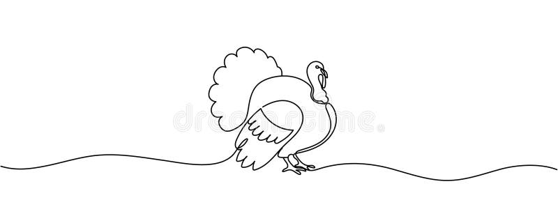 Turkey Line Drawing Stock Illustrations – 12,299 Turkey Line Drawing ...