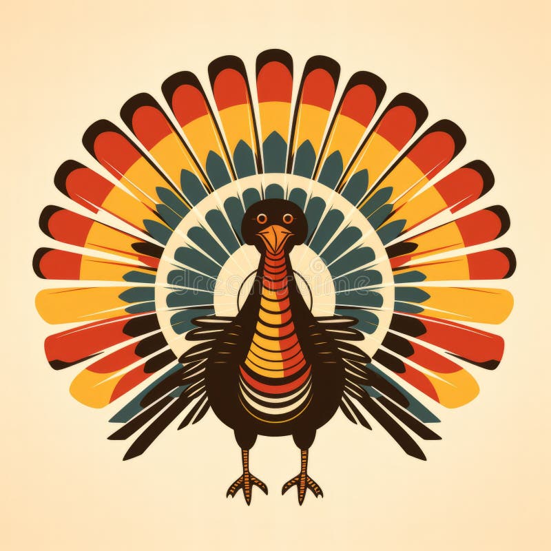 Thanksgiving Turkey Vector Illustration Stock Illustration ...