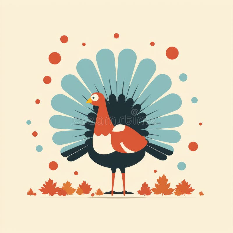 Thanksgiving Turkey Vector Illustration Stock Illustration ...