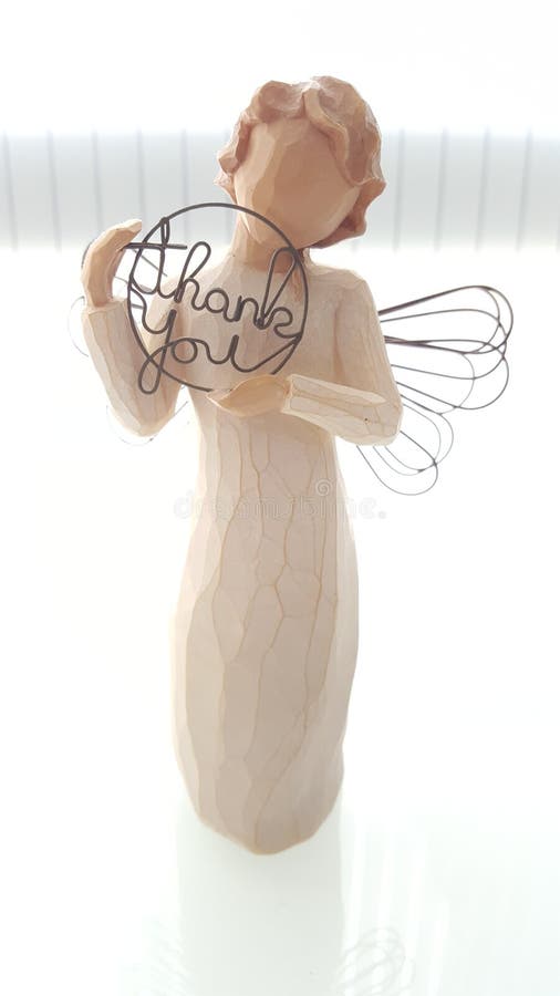 Thankyou angel willow tree stock photo. Image of thankyou - 63621282