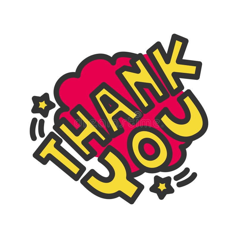 Thankyou Icon Image. stock vector. Illustration of icon - 287229109