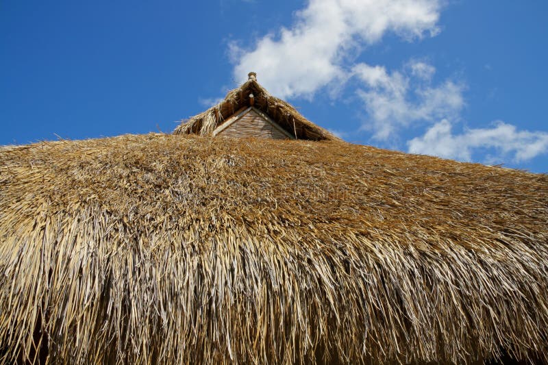 African thatched roof stock image. Image of construction - 11498397