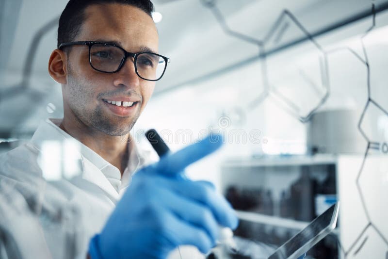 Thats Your Answer Right There. a Young Scientist Solving Equations on a ...