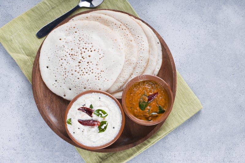 Thattu dosa or kutty dosa stock photo. Image of food - 215699004