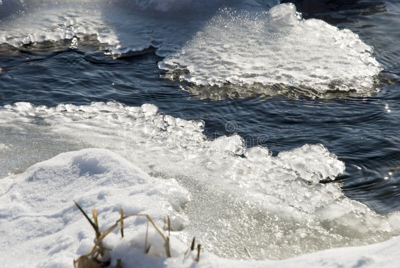 Thaw stock photo. Image of winter, thawing, froze, waves - 4606094