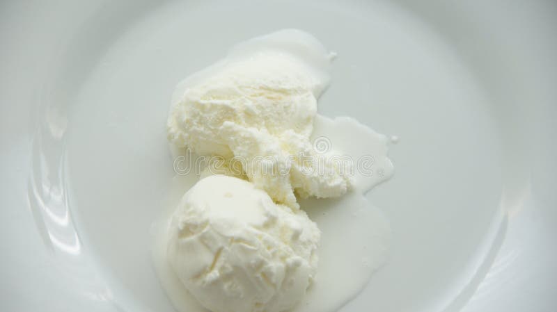 Thawing ice cream stock image. Image of dessert, cream - 43078143