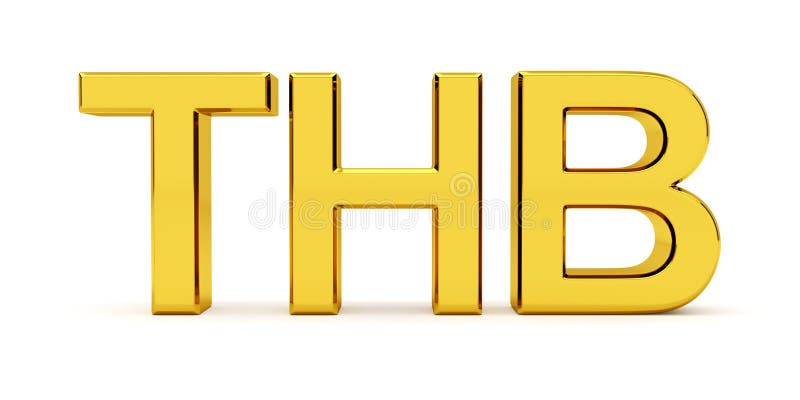 Thai Baht Banknote Money in Bag Paper Isolated on White, Thai Currency ...