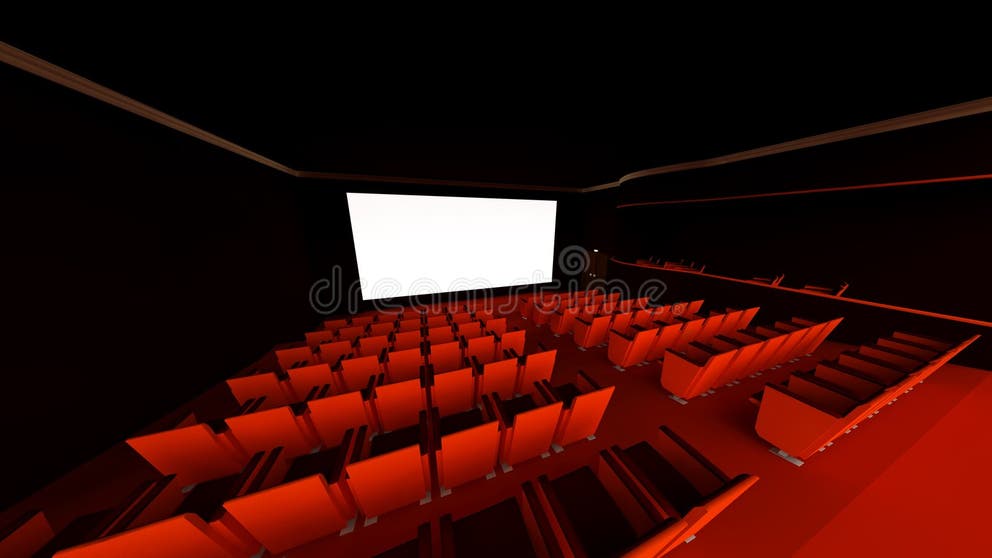 Theater stock illustration. Illustration of cinema, indoor - 20543128