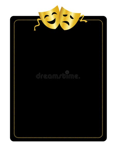 Drama Border Clip Art Stock Illustrations – 21 Drama Border Clip Art ...