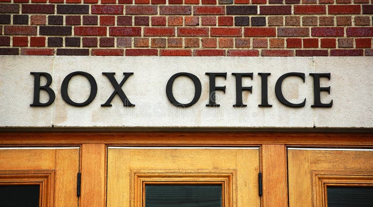 Theater box office sign stock image. Image of perform - 14845567