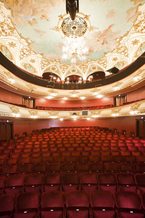 Theater Building stock photo. Image of chair, ceiling - 37188440